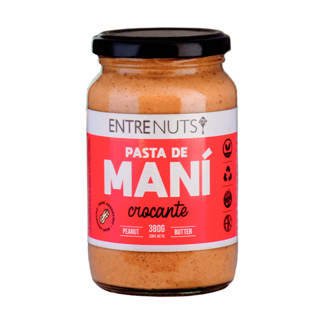 PASTA MANI CROCANTE ENTRENUTS 370 G - Distribuidora Uruguay Express
