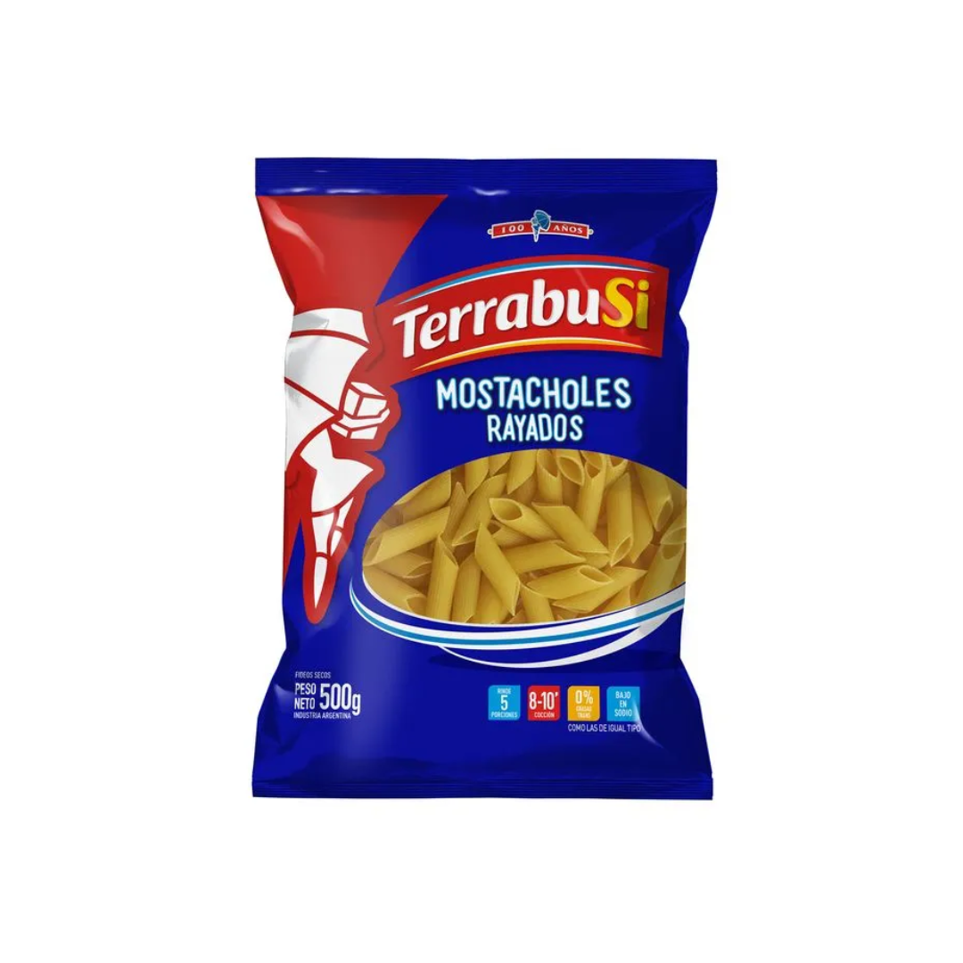 FIDEOS MOSTACHOL RAYAD TERRABUSI X 500 G - Distribuidora Uruguay Express